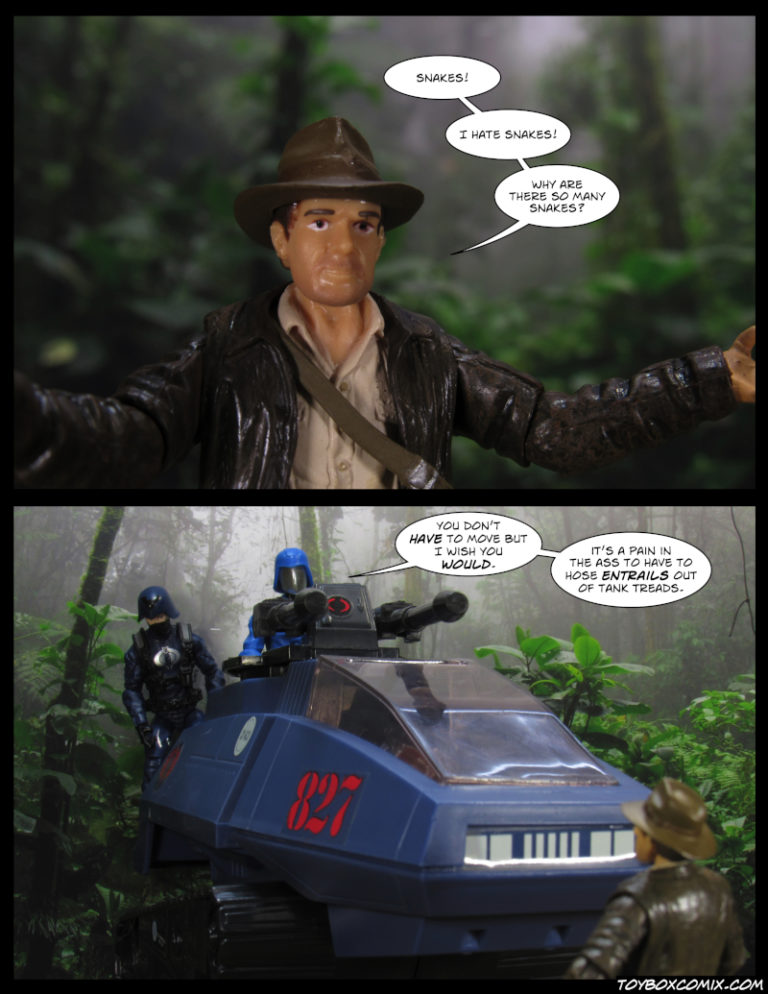 Indiana Jones vs Cobra Commander web – Toy Box Comix