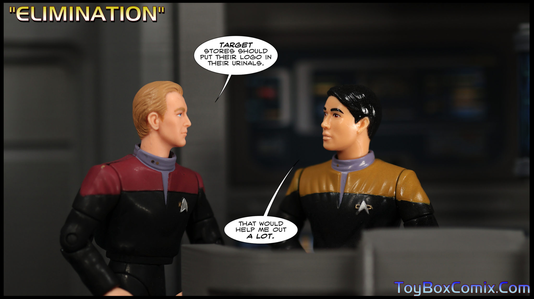 Mostly an Excuse to Use a New Bridge Set – Toy Box Comix